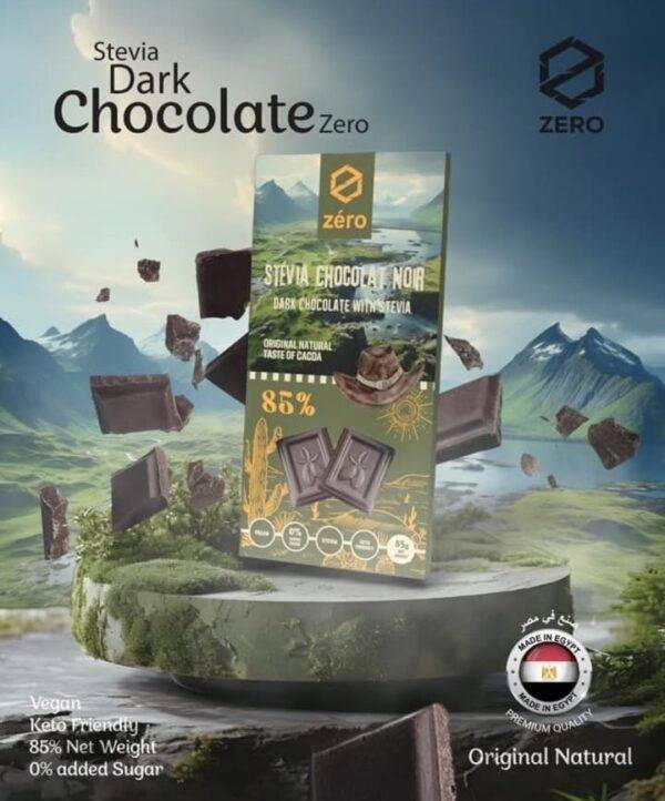 Dark Chocolate 85% 85 gm - Evolve Nutrition - ZERO