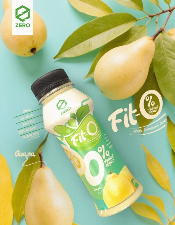 Vit-O Liquid Zero Guava Flavor 290 ml - Evolve Nutrition - ZERO
